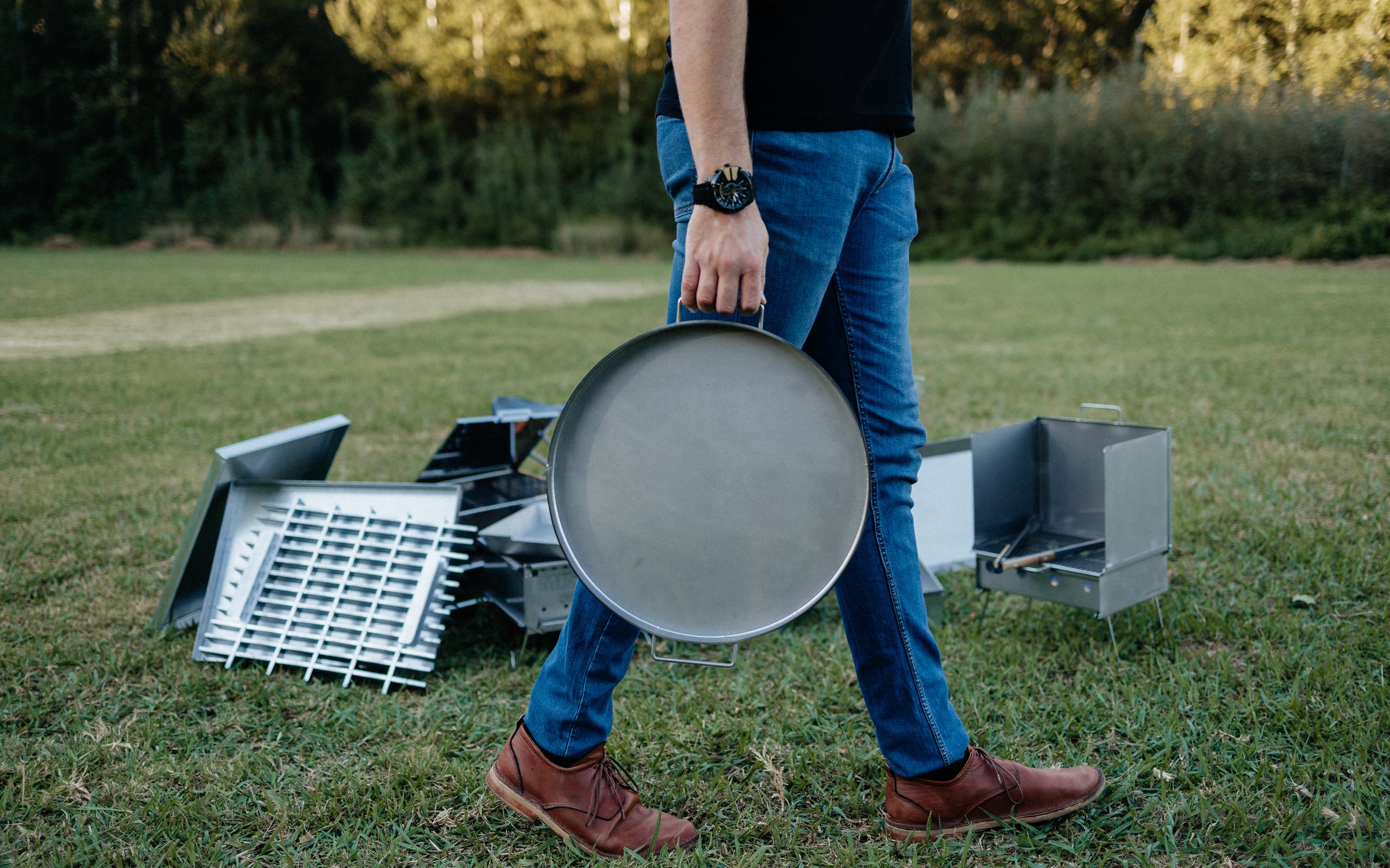Stainless Steel Braai Pan – Mission Outdoor